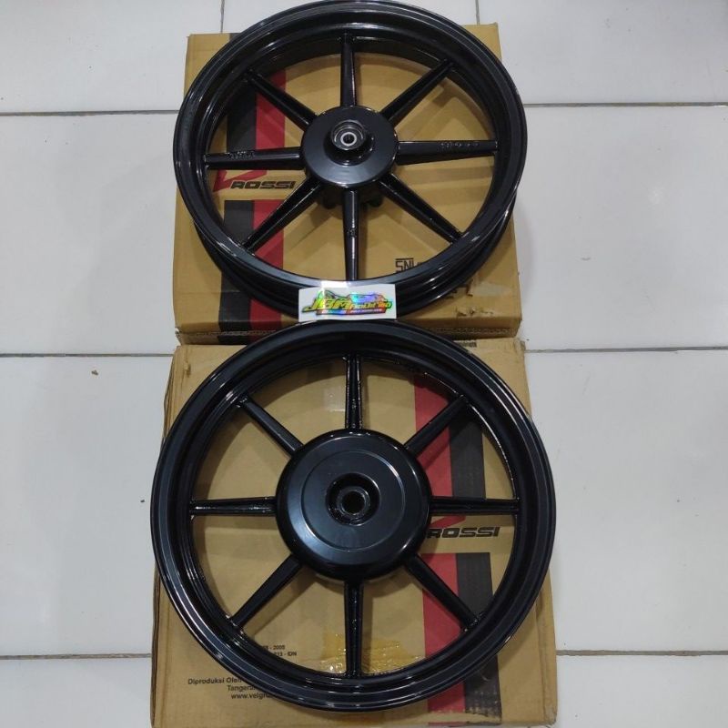 Jual Velg Vrossi Venom Comet Beat, Scoopy,Genio,Vario 110/125/150 Warna Black 185-215 R14 ...