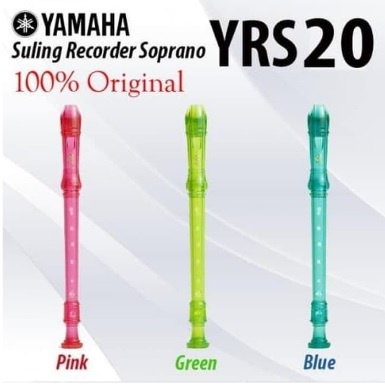 Jual Suling Recorder Yamaha YRS20-G Alat Musik Tiup Seruling Original ...