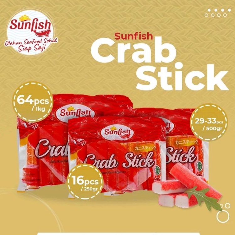 Jual SUNFISH Crab Stick 250gr - 1 Pack | Shopee Indonesia