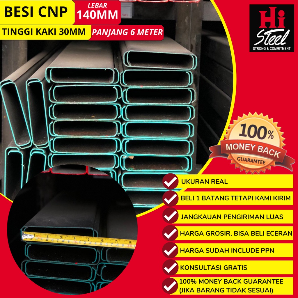 Jual Besi CNP 150 X 35 X 2.0mm | Shopee Indonesia