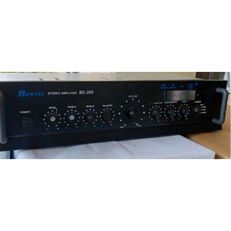 Jual Box amplifier MERK BOSTEC 205 +lubang usb | Shopee Indonesia