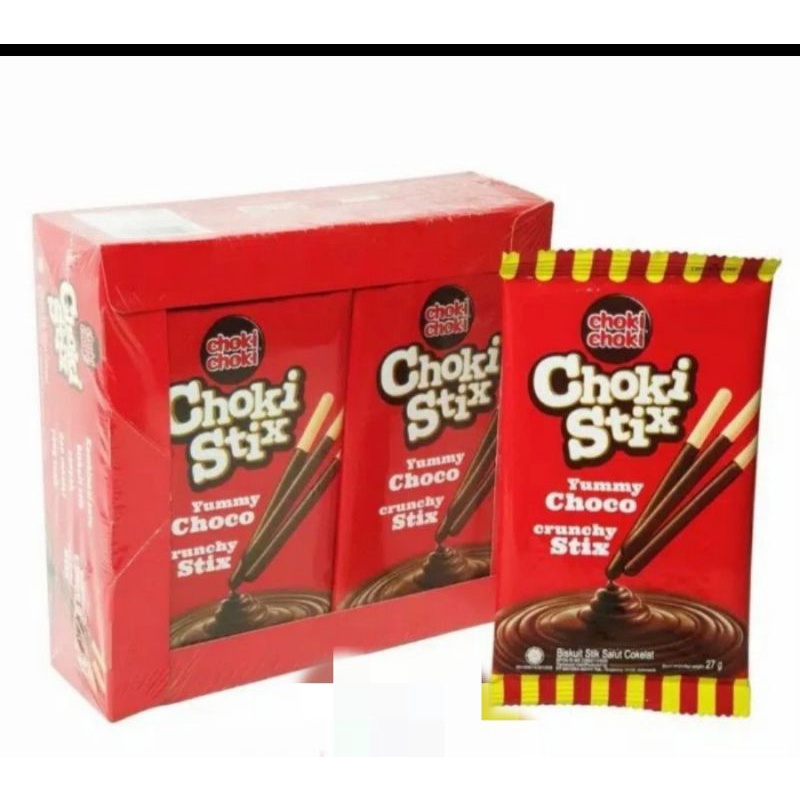 Jual Choki Choki Stik 27 gram ( 1 pack isi 12 pcs) | Shopee Indonesia