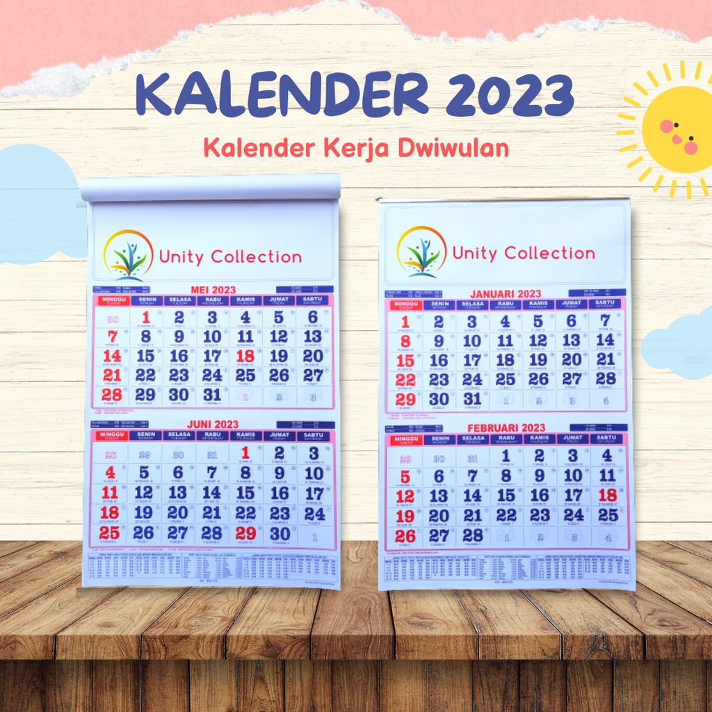 Jual Kalender Dinding Dwiwulan Tahun 2023 | Shopee Indonesia