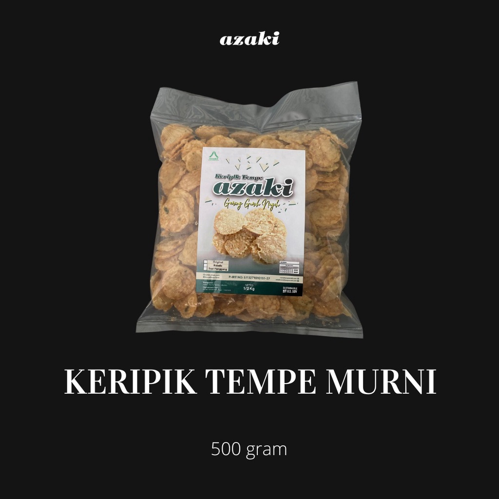 Jual Keripik Tempe Bandung Azaki | Shopee Indonesia