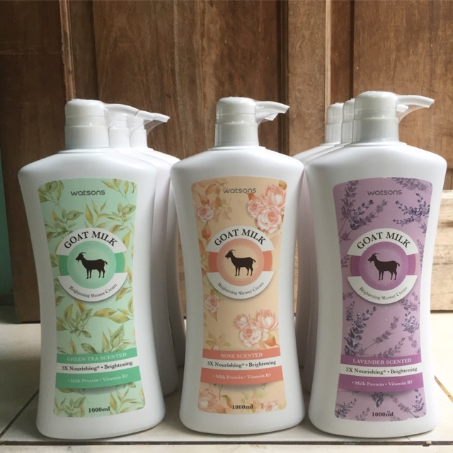 Jual Watsons Goat Milk Shower Cream 1000ml / sabun mandi watsons ...