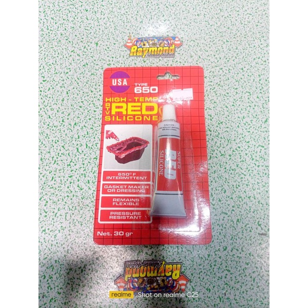 Jual lem red silicone red 30gr | Shopee Indonesia