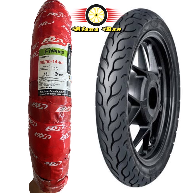 Jual Ban Motor FDR Flemo 90/90 ring 14 tubetype | Shopee Indonesia