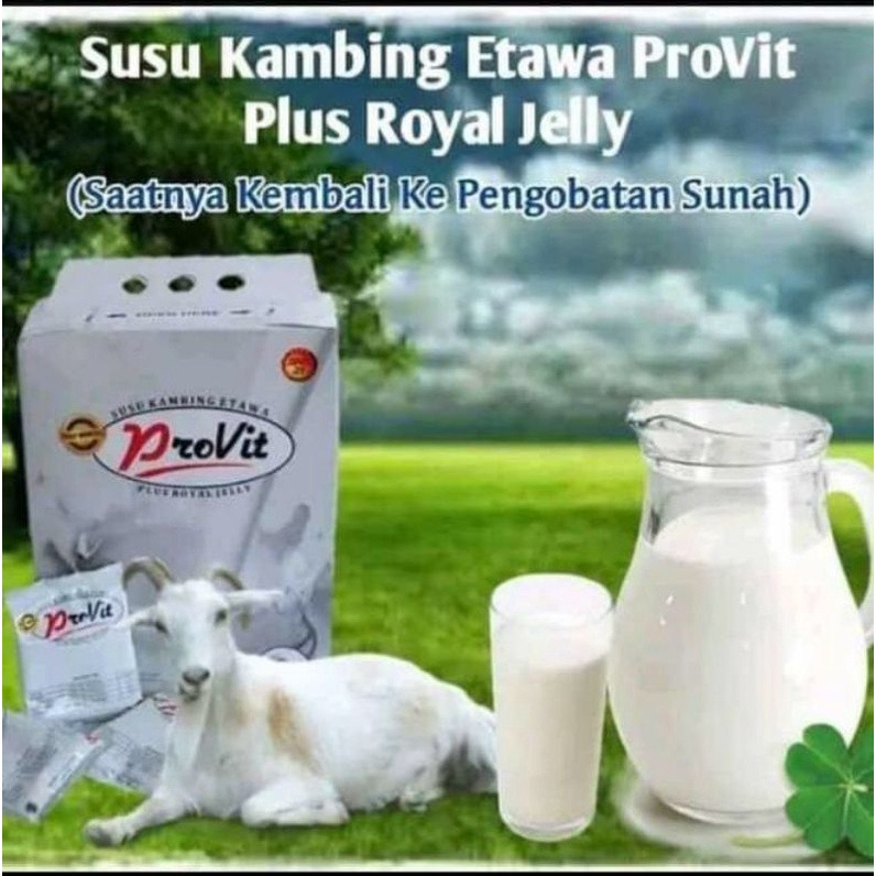 Jual Susu Kambing Etawa Provit Plus Royal Jelly (Isi 50 Sachet ...