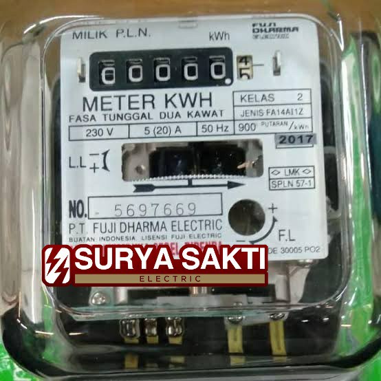 Jual Kwh Meter Fuji Dharma Analog 1P 5(20)A Meteran Listrik 1 Phase | Shopee Indonesia