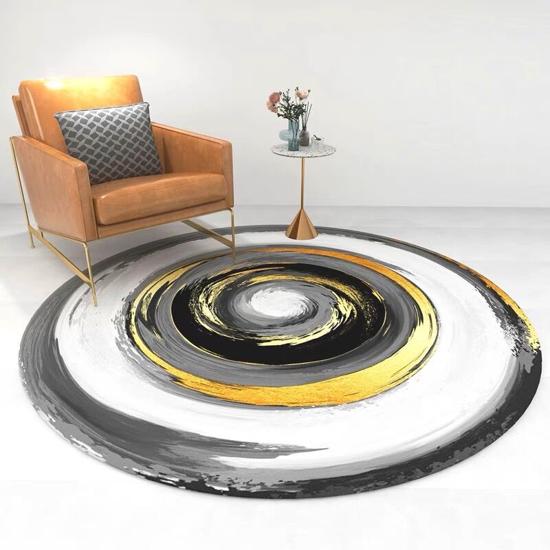 Jual UM020 Karpet Bulat Motif Anti Slip Diameter 100Cm/Karpet Bulat ...