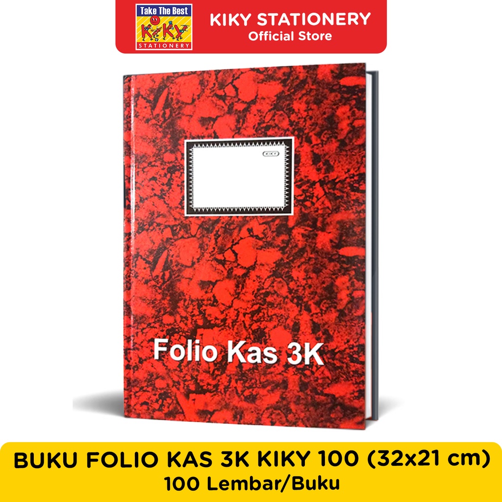 Jual KIKY Buku Hard Cover Folio Kas 3 Kolom Isi 100 Lembar | Shopee ...