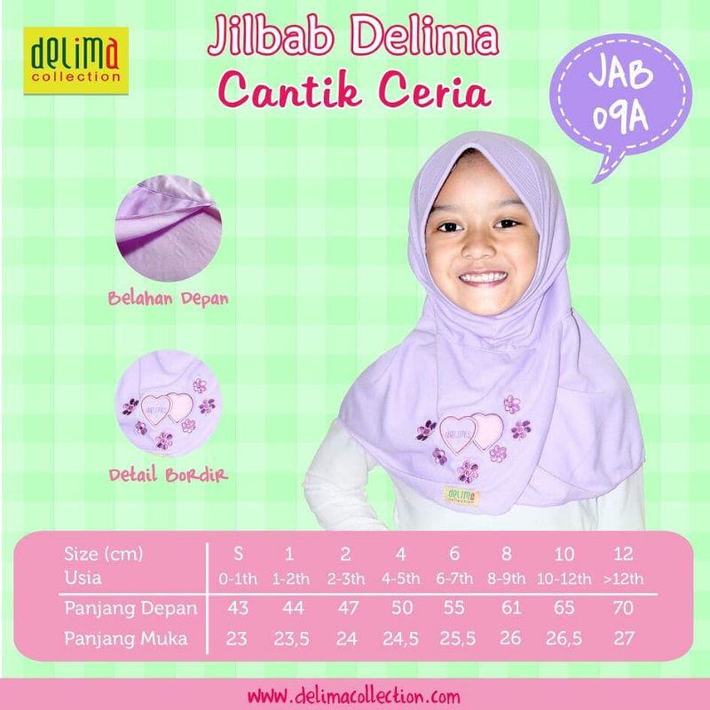 Jual Hijab Sekolah Hijab Pramuka Delima Collection Original 100 Shopee Indonesia