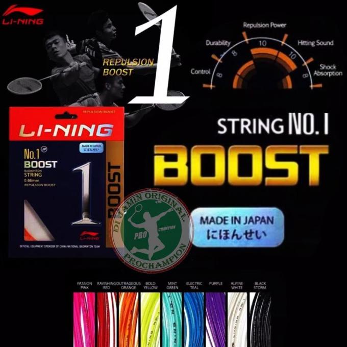 Jual LINING NO 1 BOOST SENAR BADMINTON ORIGINAL | Shopee Indonesia