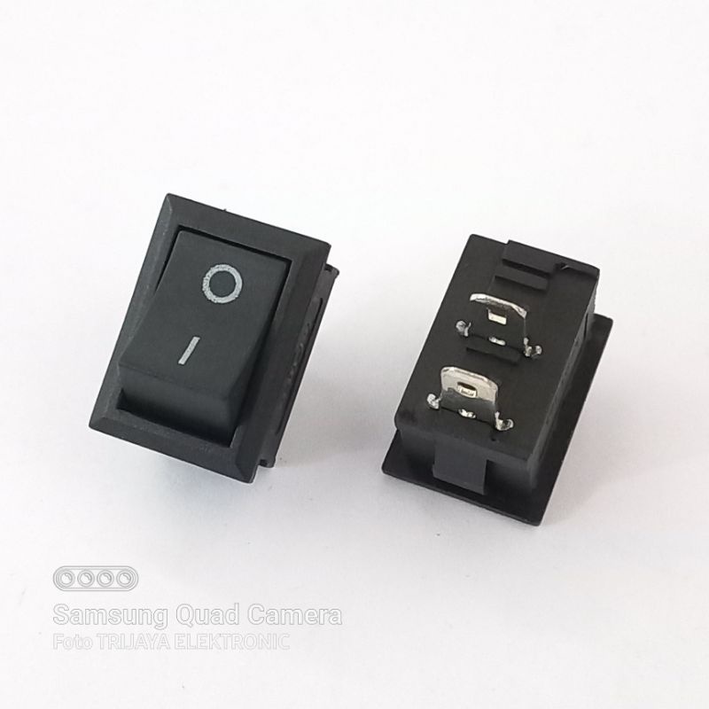 Jual Saklar Power / Rocker Switch 2 Pin Hitam | Shopee Indonesia