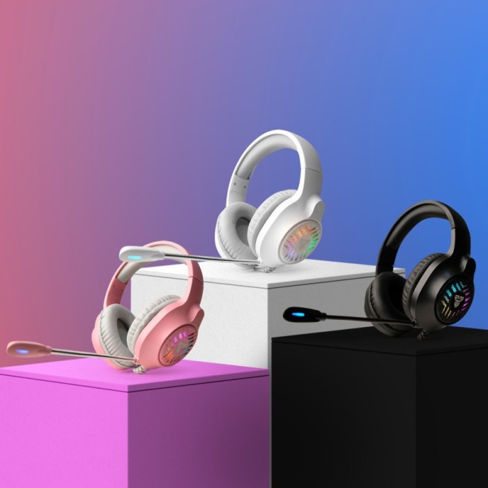 Jual Fantech Blitz MH-87 Gaming Headset (Black, White, Pink) | Shopee ...