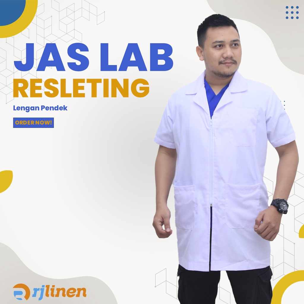 Jual Jas Lab Resleting Praktek Baju Laboratorium Pakaian Praktikum ...