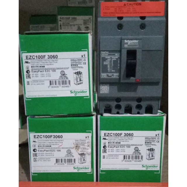 Jual Schneider EZC100F3060 MG EZC100 F 10kA 3P / 3T 60A Schneider 100 ...
