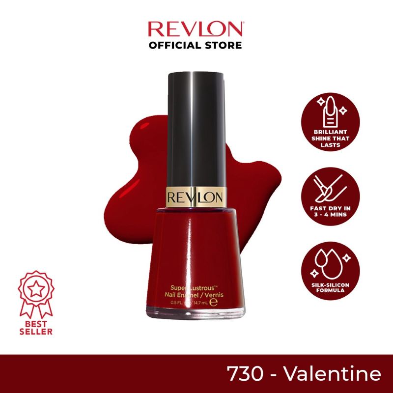 Jual Revlon Nail Enamel 730 Valentine Kutek Kutex Kuteks | Shopee Indonesia