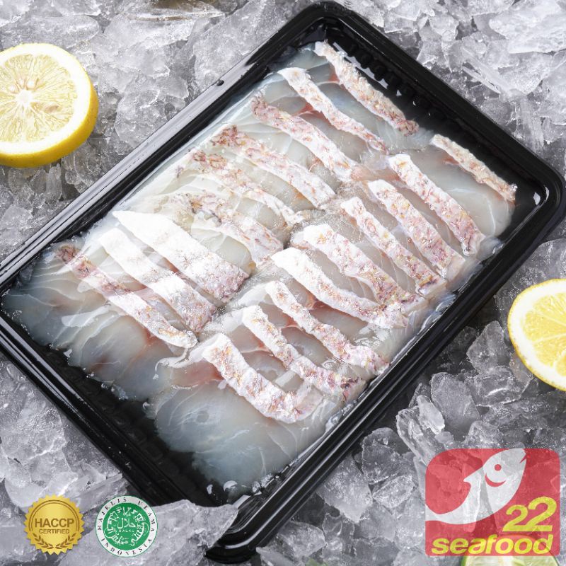 Jual Angkoli Slice Meat 200 gram / Shortplate Gold Band Snapper / Ikan ...