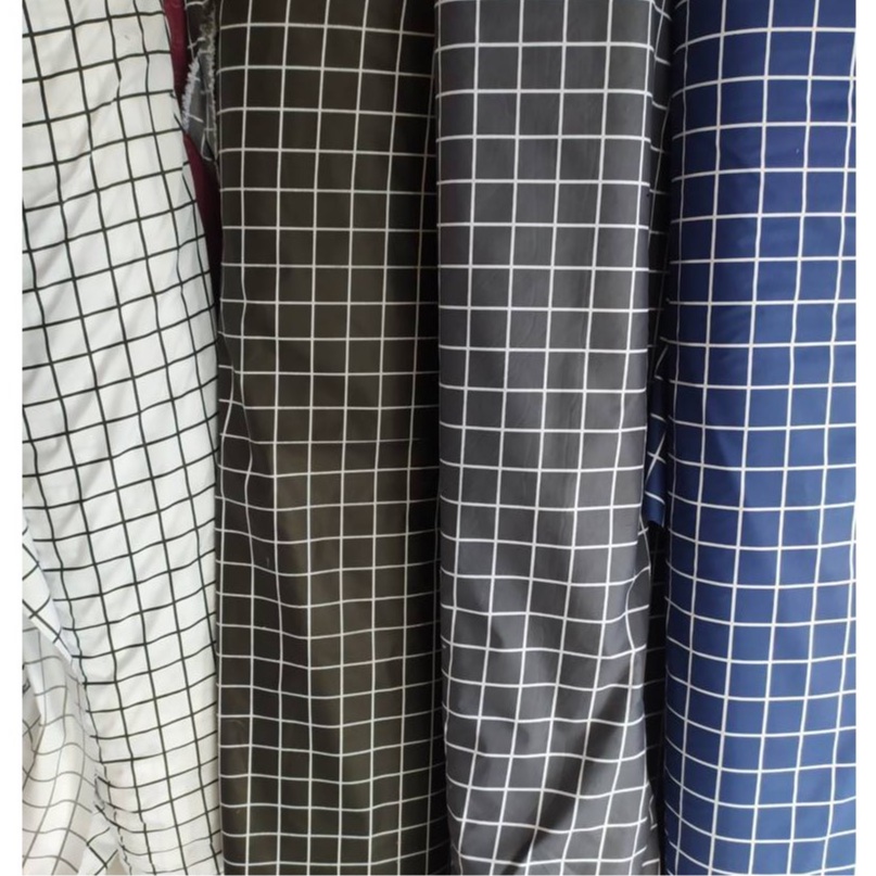 Jual Bahan Kain Sprei Katun Meteran Motif Kotak | Shopee Indonesia