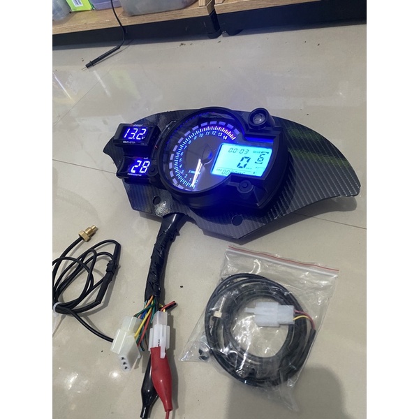 Jual SPEEDOMETER SPEDO DIGITAL NINJA RR OLD NEW | Shopee Indonesia