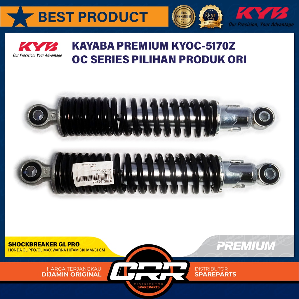 Jual Shockbreaker Sok Belakang KYB GLPro GL Pro GL Max GL 100 RX King Megapro CB Tiger Verza ...
