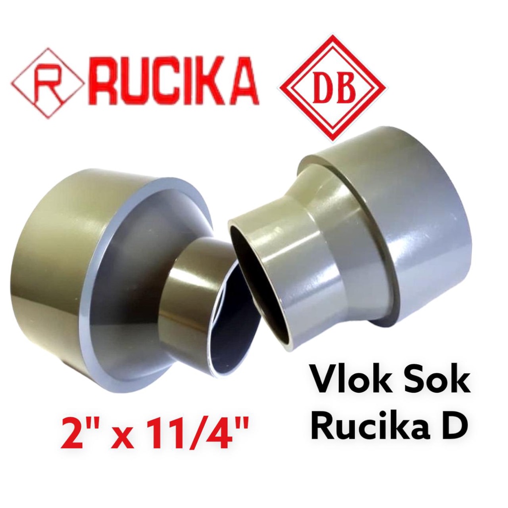 Jual VLOK SOK 2" x 11/4" RUCIKA D/PLOKSOK SAMBUNGAN PIPA / V SOK ...