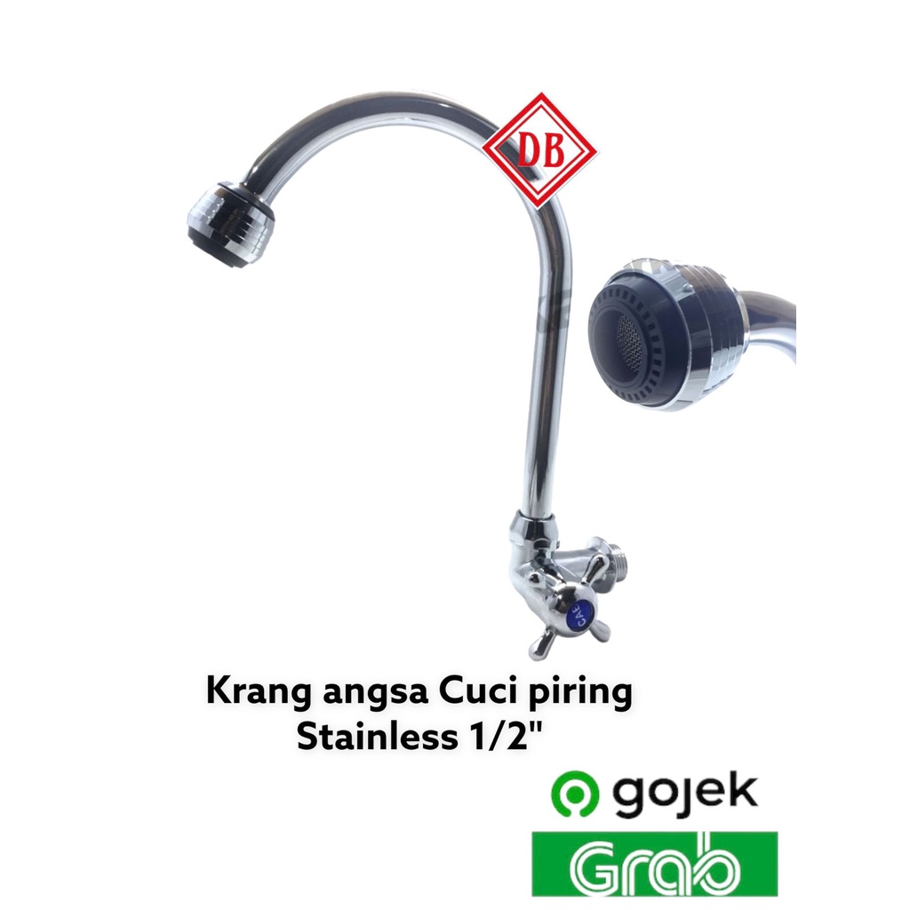 Jual DB SKL KRAN ANGSA CUCI PIRING 1/2" TEMBOK/KRAN BAK CUCI PIRING ...