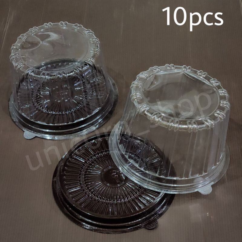 Jual Mika Tumpeng Mini/Mika Puding Cake Tray Bulat 10cm/CT 10 ( 10pcs ...