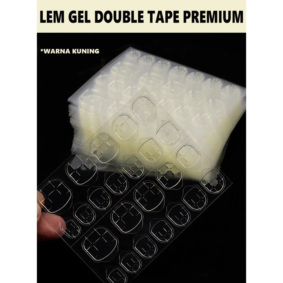 Jual LEM GEL KUNING KETEBALAN 0.55mm LEBIH KUAT TAHAN LAMA DAN LEBIH TEBAL UNTUK KUKU PALSU FAKE ...
