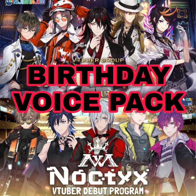 Jual BIRTHDAY VOICE PACK NIJISANJI EN (LUXIEM NOCTYX) | Shopee Indonesia