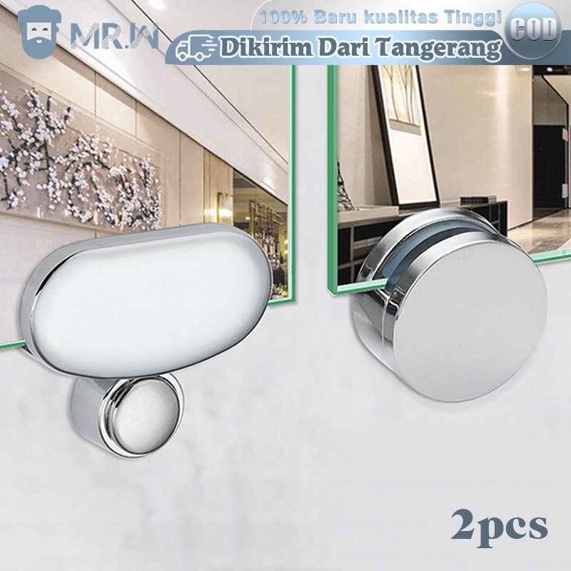 Jual 2pcs Klem Jepit Kaca Cermin/Klip Penjepit Cermin Kamar Mandi ...
