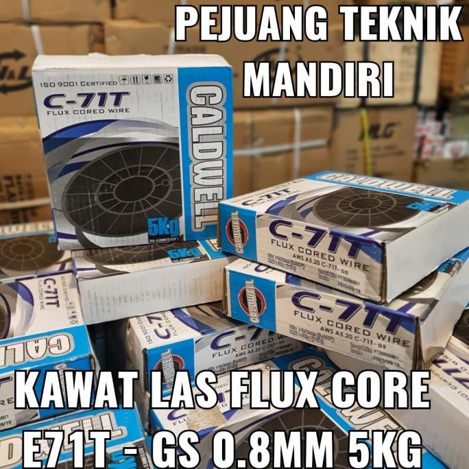 Jual MIG WIRE FLUX CORE E71T-GS 0.8MM 5KG KAWAT LAS CO FLUX CORE E71T 0.8MM | Shopee Indonesia