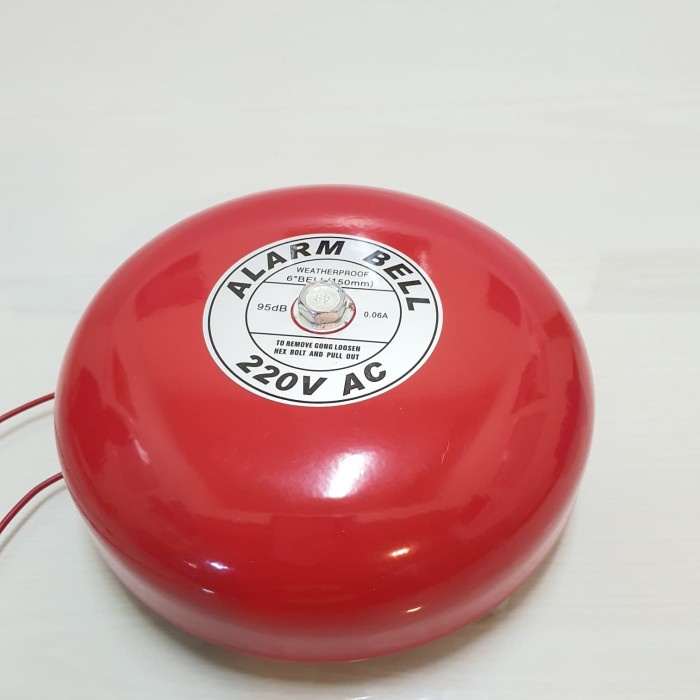 Jual Alarm Bell Besi 6 Inch 150Mm. Bell Kring 6 Inch. Fire Alarm Bell ...