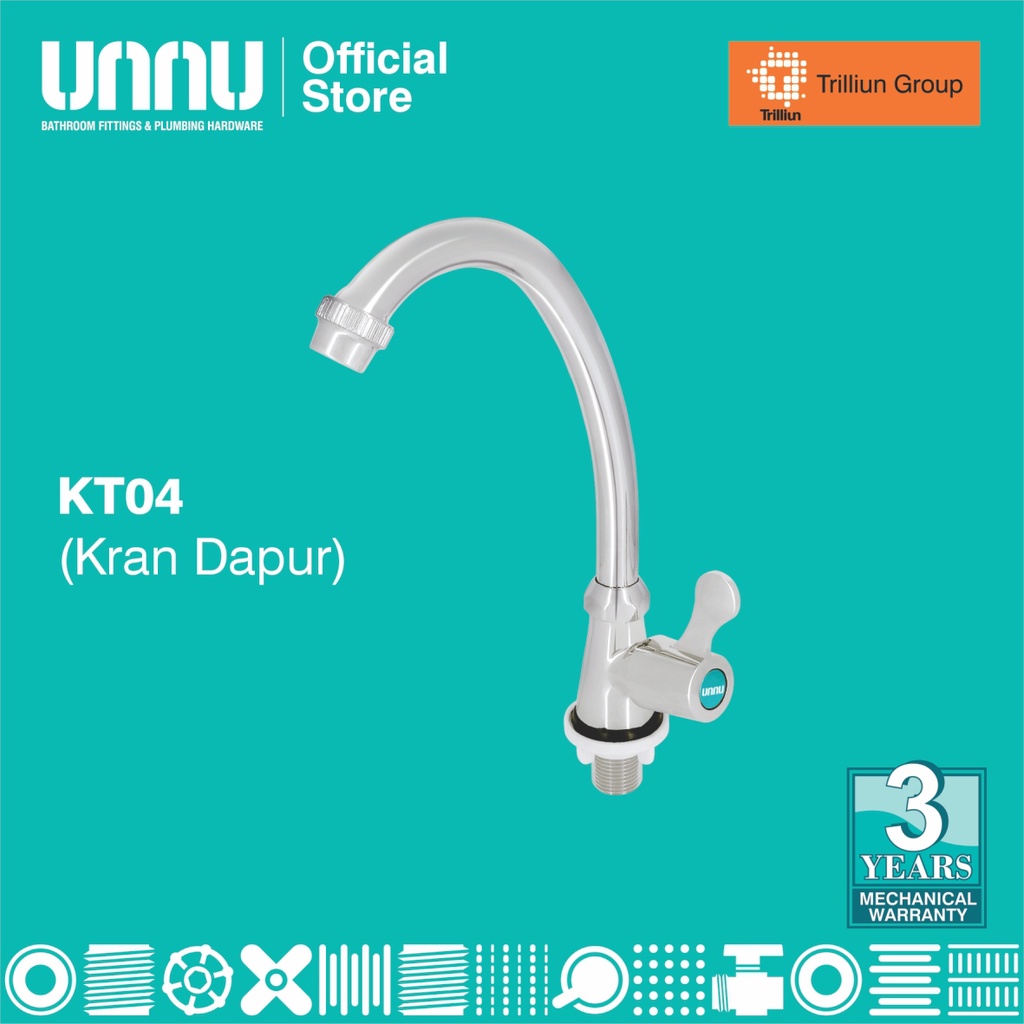 Jual UNNU Kran Dapur - KT04 1/2" | Shopee Indonesia