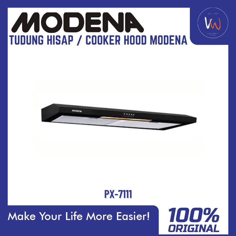 Jual Tudung Hisap Kompor Modena PX-7111 / Cooker Hood Kompor Slim Type ...
