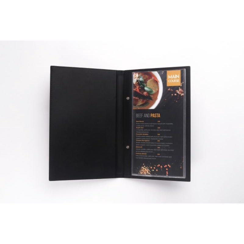 Jual CUSTOM BUKU MENU RESTORAN CAFE DARI KULIT SINTETIS AWET TAHAN AIR ...