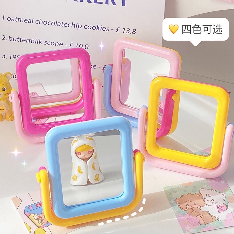 Jual Candy Mirror Mini Cermin Kaca Meja Makeup Rias | Shopee Indonesia