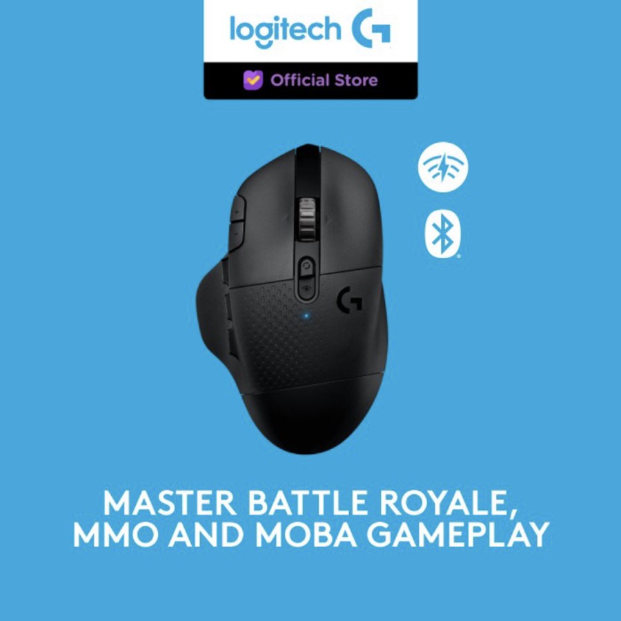 Jual Logitech G604 Lightspeed Wireless Gaming Mouse Hero 16k Sensor G ...