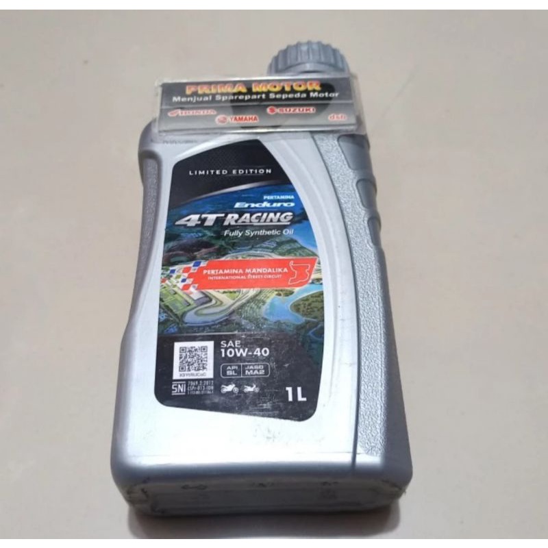 Jual OLI PERTAMINA ENDURO RACING 4T 10W-40 1L | Shopee Indonesia