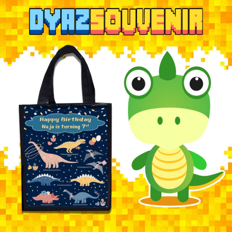 Jual tas ultah spunbond tas karakter goodiebag tas ultah birthday tas ...