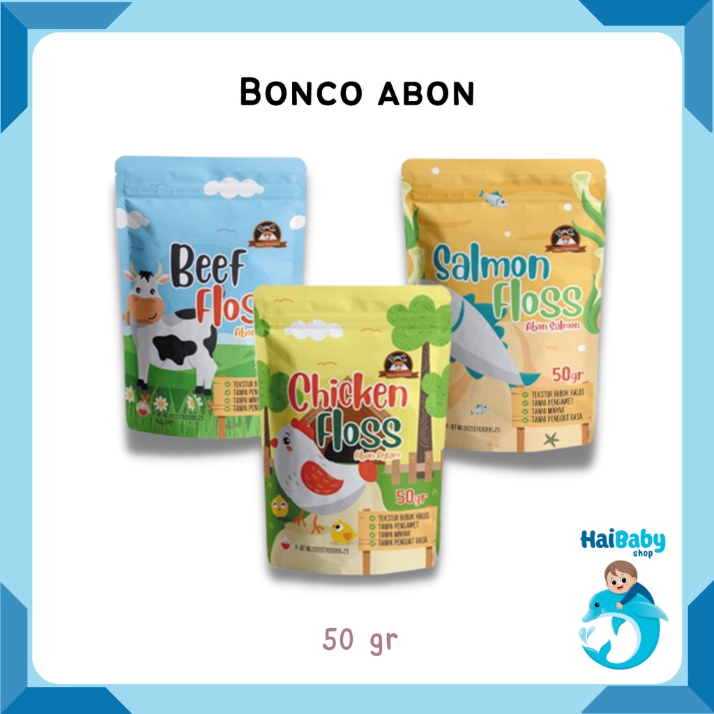 Jual Bonco Abon Premium Beef/Chicken/Salmon 50gr | Shopee Indonesia