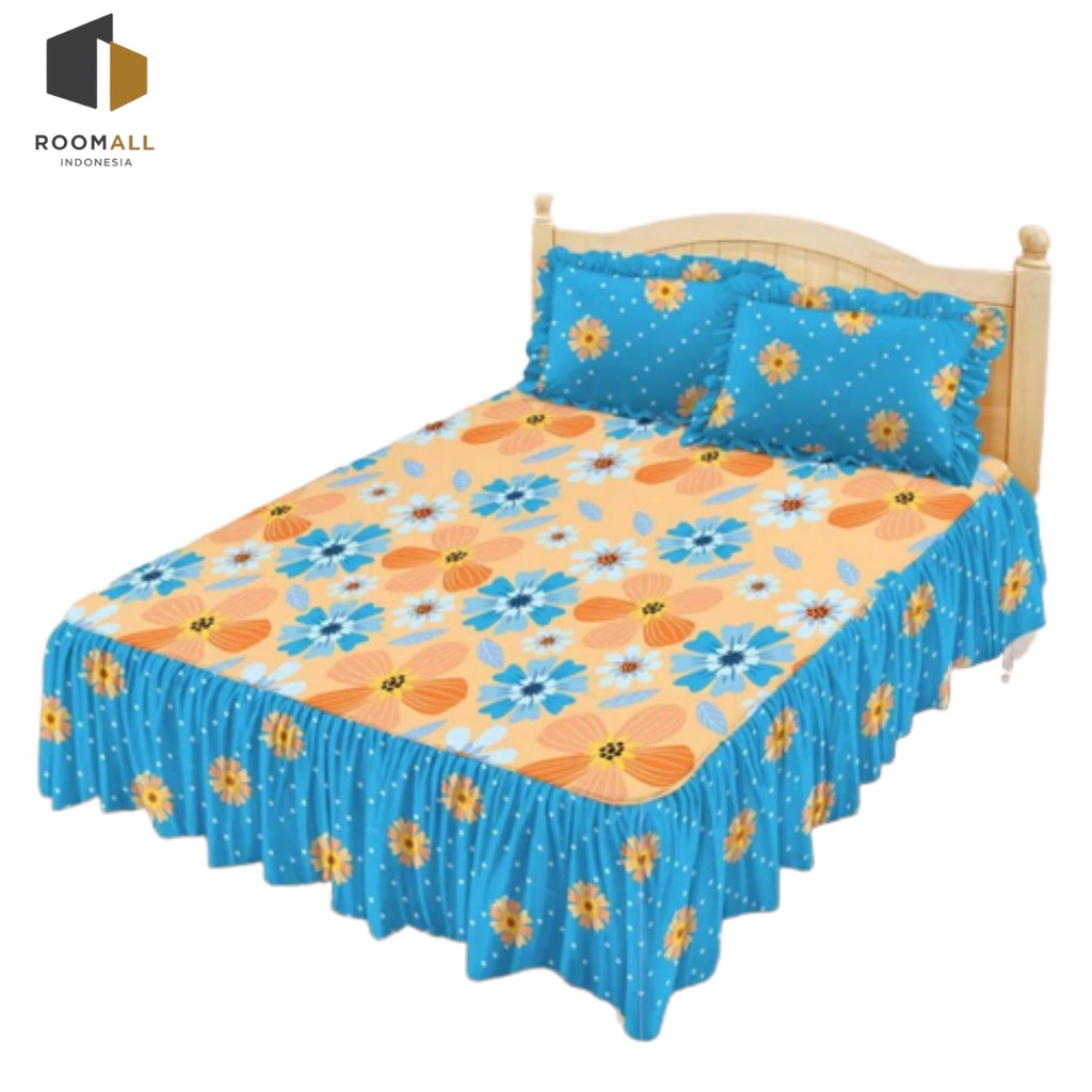 Jual Sprei Rumbai Lady Rose Delia Ukuran 180x200 King Seprei Lady Rose ...