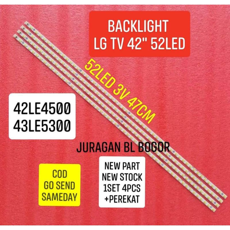 Jual LAMPU LED BL BACKLIGHT LG TV 42LE4500 42LE5300 52LED | Shopee Indonesia