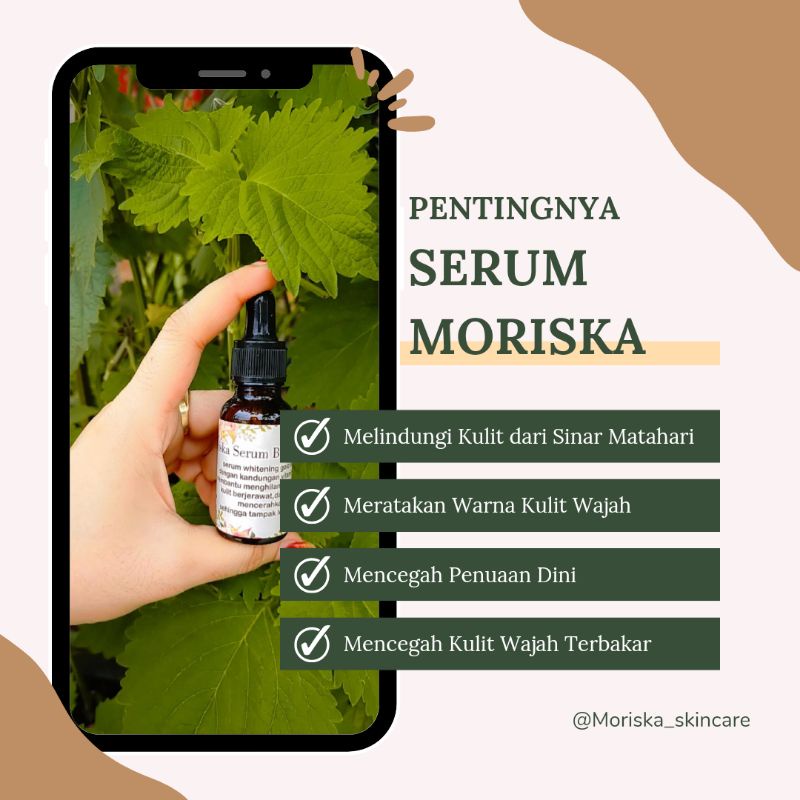 Jual SERUM MORISKA(UNTUK SEMUA JENIS) | Shopee Indonesia