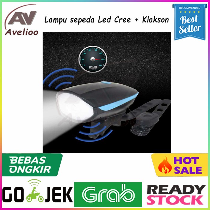 Jual lampu sepeda dan KLAKSON elektrik rechargeable | Shopee Indonesia