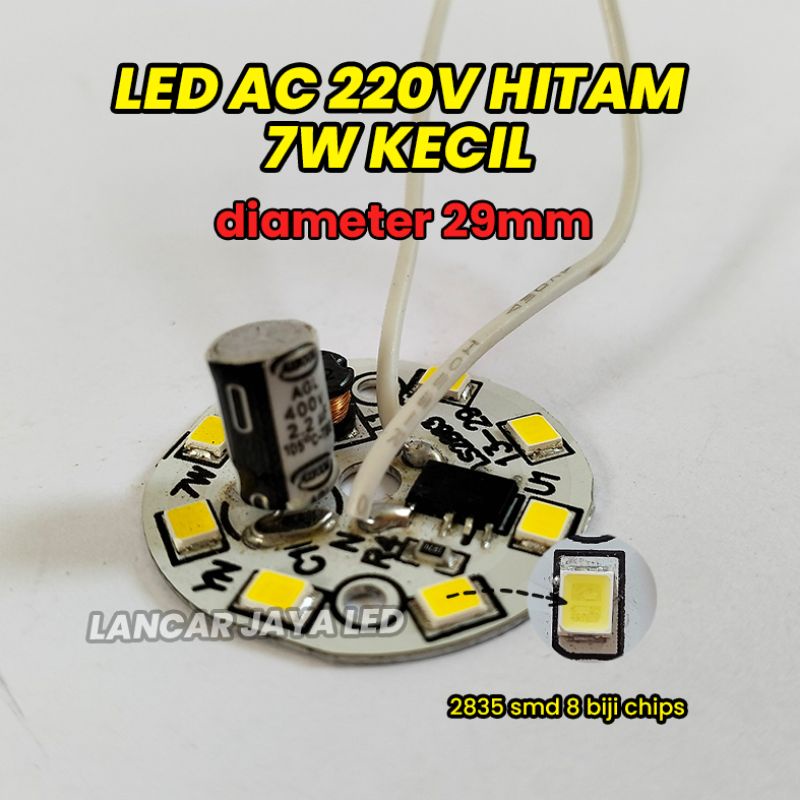 Jual Modul PCB Led Ac Kode Hitam 7w Kecil | Shopee Indonesia