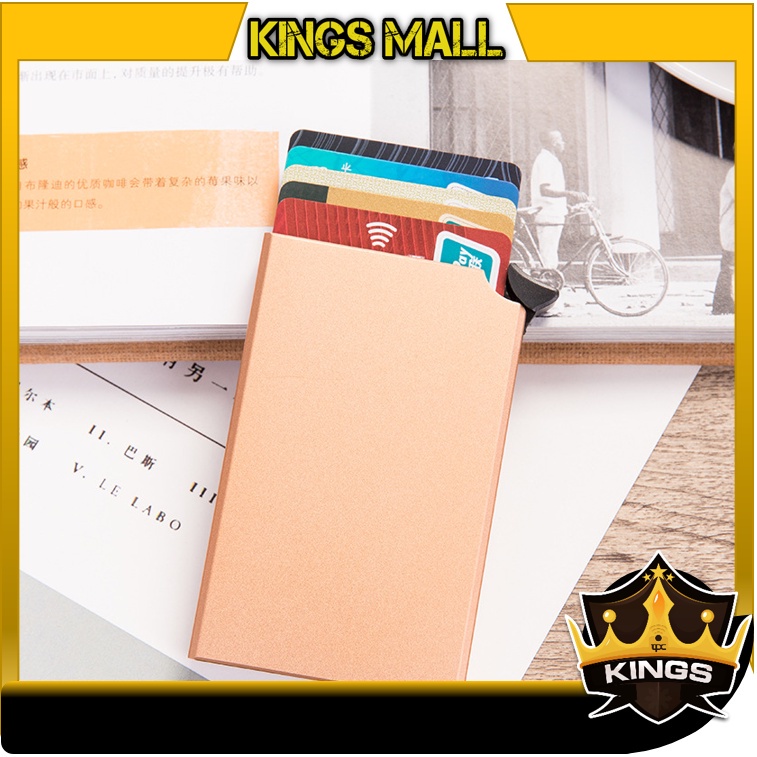 Jual KINGS - D5550 Dompet Kartu Otomatis / Dompet Kartu Nama / Card ...