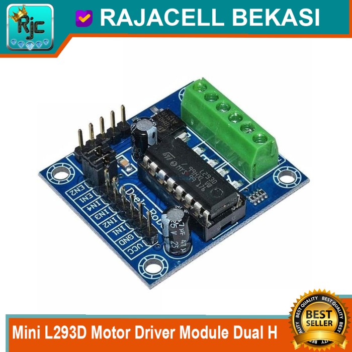 Jual Mini L293d Motor Driver Module Dual H Bridge 4 5 25v Dc For