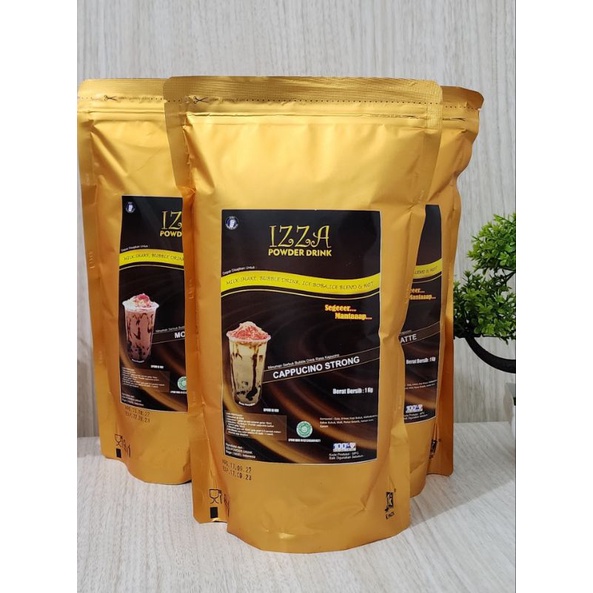 Jual izza serbuk minuman cappucino strong 1 kg | Shopee Indonesia